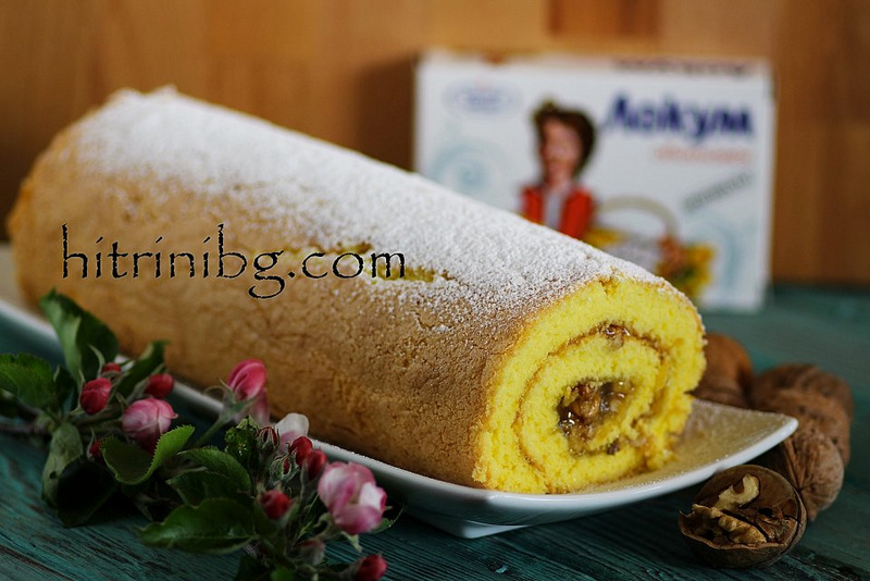 Руло с локум и орехи - Домашни хитрини